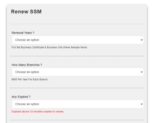 Renew SSM Online | Ezbiz-Solution.com | SSM Renewal Malaysia